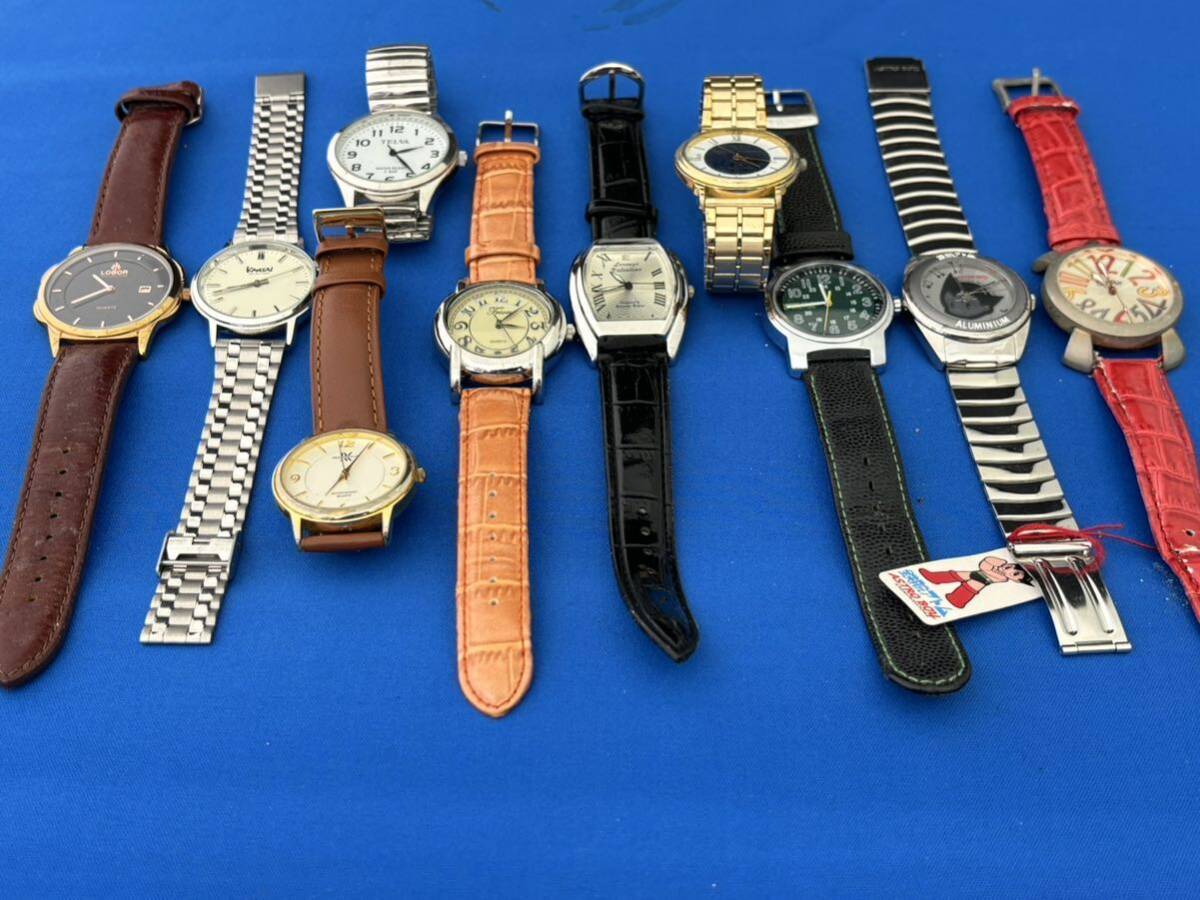 Yahoo!オークション - クォーツメンズ腕時計10点まとめ管理番号7-A305