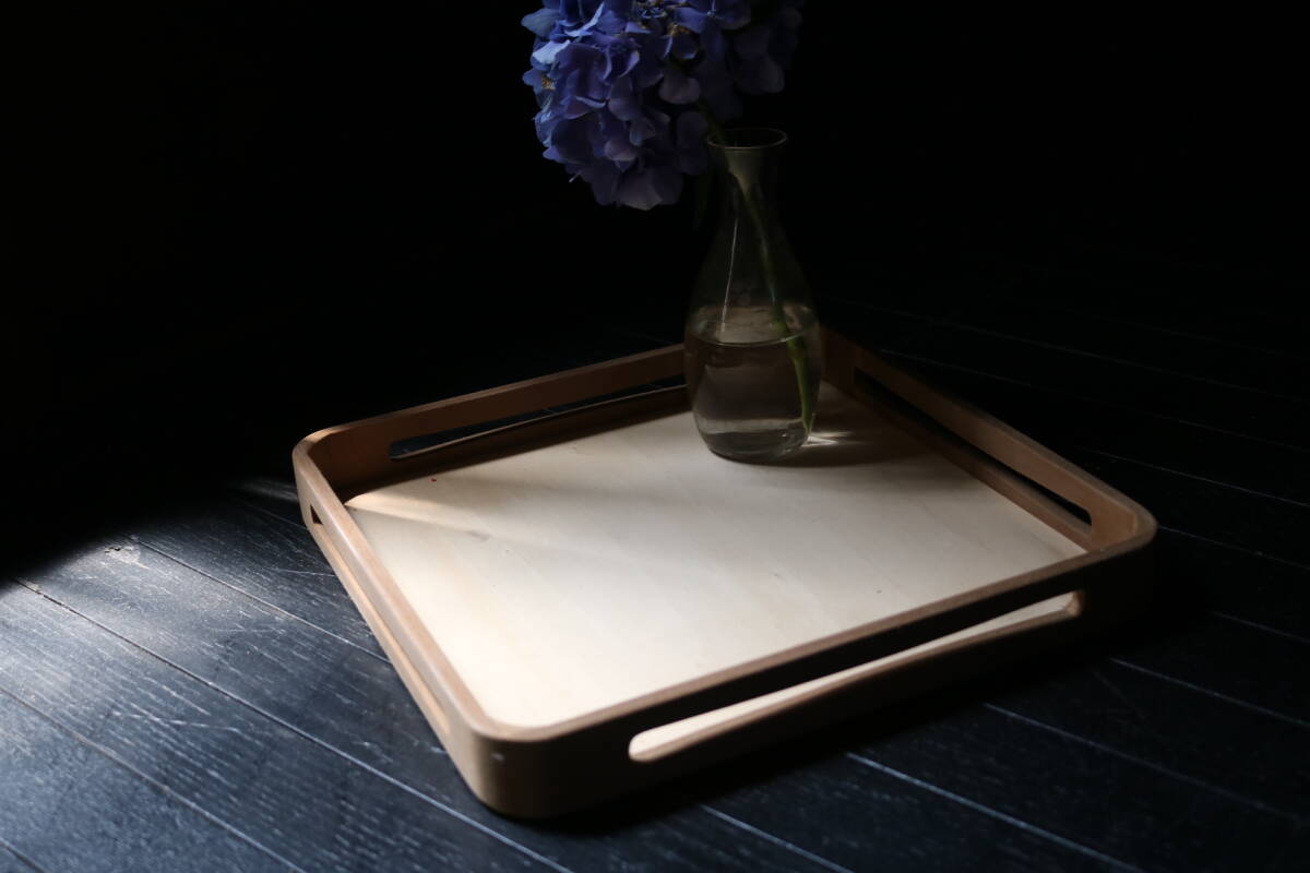 Yahoo!オークション - b165.アンティーク レトロ 古い盆未塗装未使用...