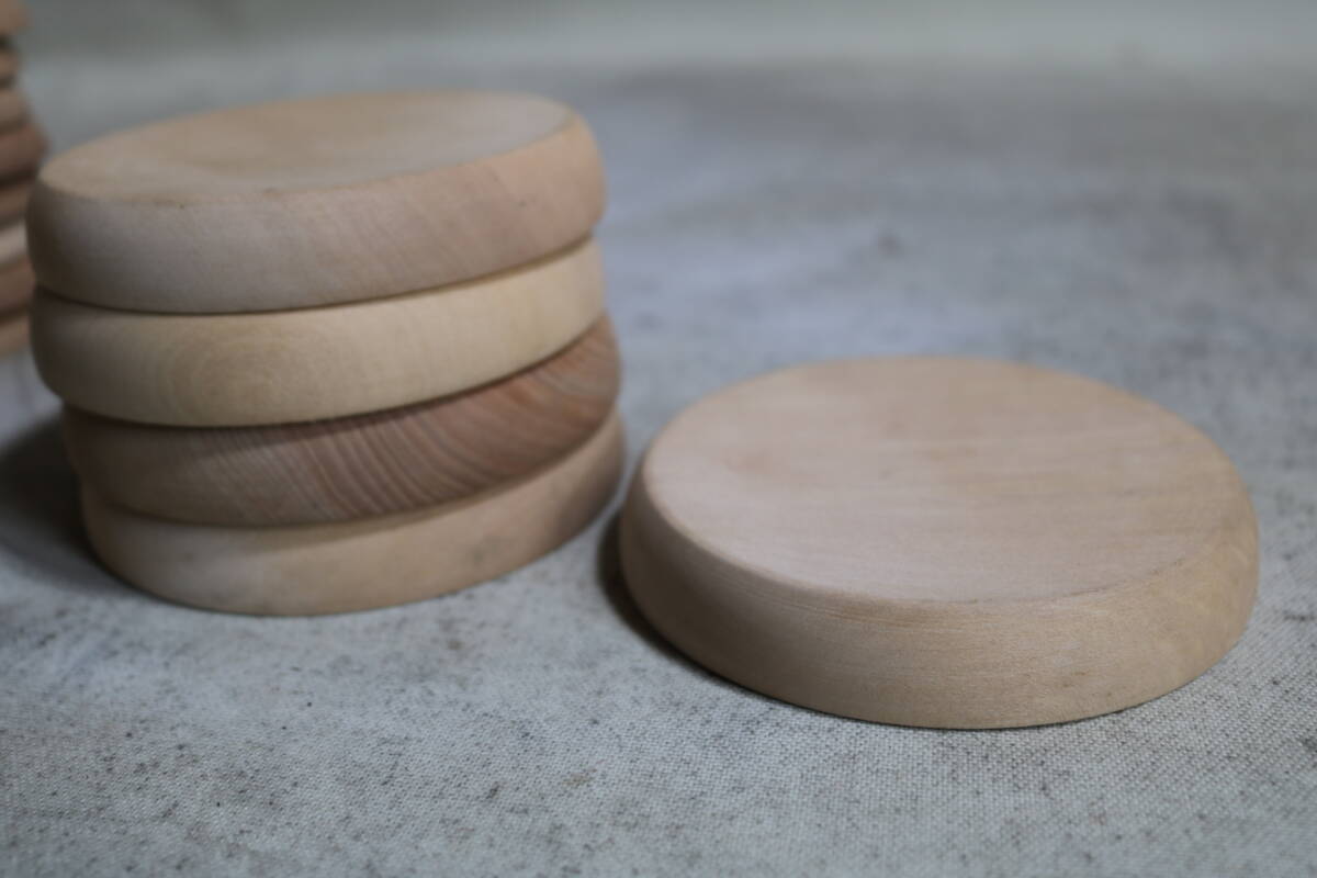 Yahoo!オークション - b167.アンティーク レトロ 木製コースター朴の...