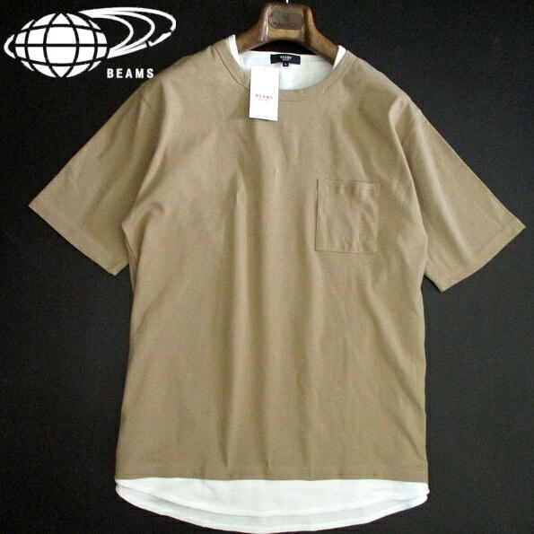 Yahoo!オークション - 新品 未使用 ビームス レイヤード風 半袖カット...