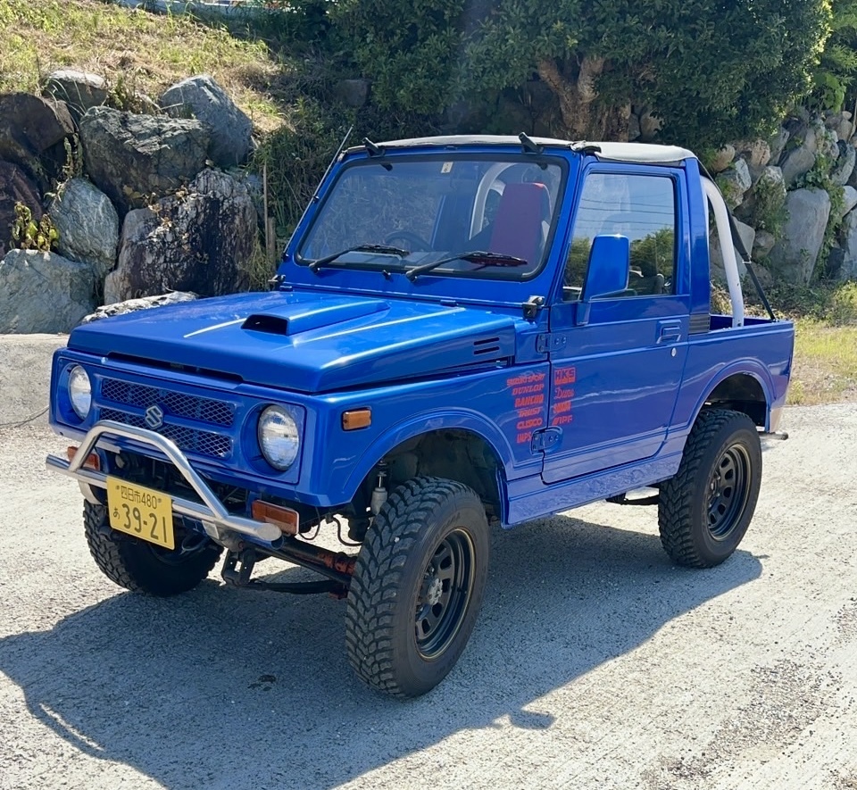 スズキ ジムニー JA11C のブルー フルメタルドア CC 4WD-5MT ターボ(ジムニー)｜売買されたオークション情報、yahooの商品情報をアーカイブ公開 - オークファン ...