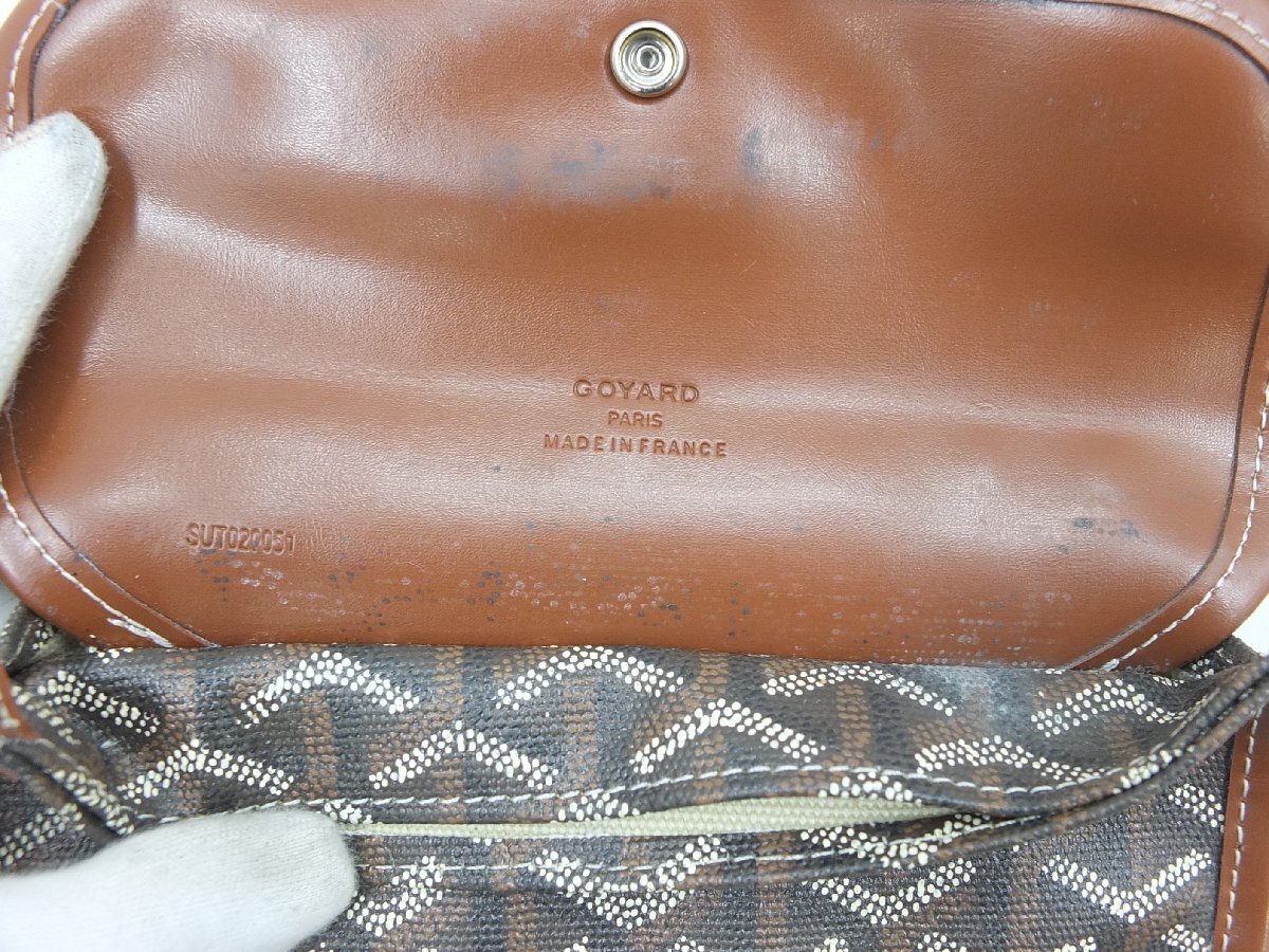 GOYARD ゴヤール サンルイ PM ブラウン バッグ GOYARD ゴヤール サンルイ PM ブラウン バッグ
