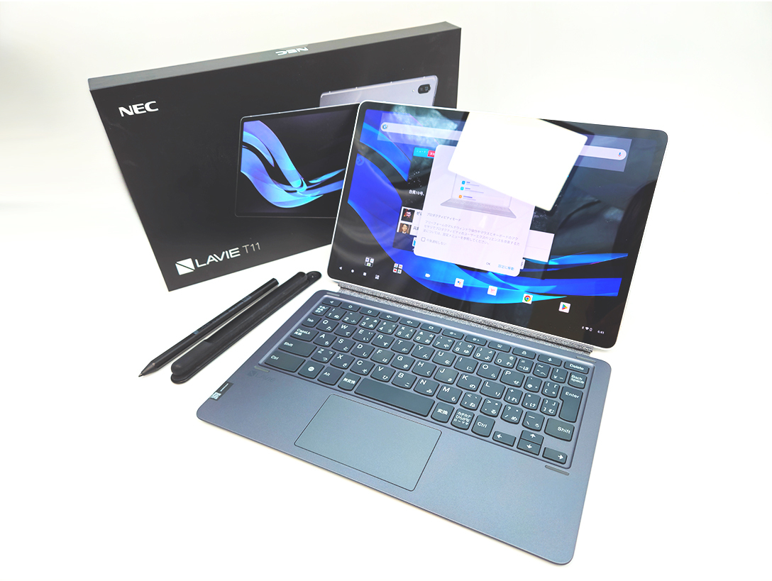 Yahoo!オークション - 国内版 【Wi-Fi】 LAVIE T11 T1195/BAS 6GB 128G...