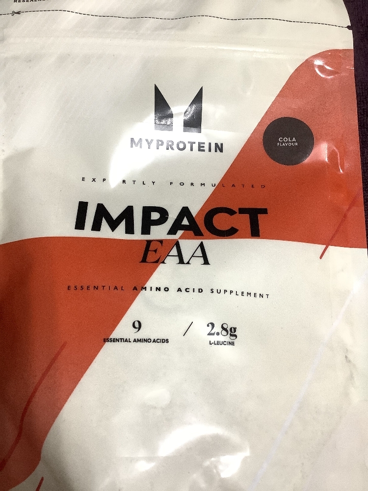 Yahoo!オークション - Impact EAA 250g コーラ【マイプロテイン】【新...