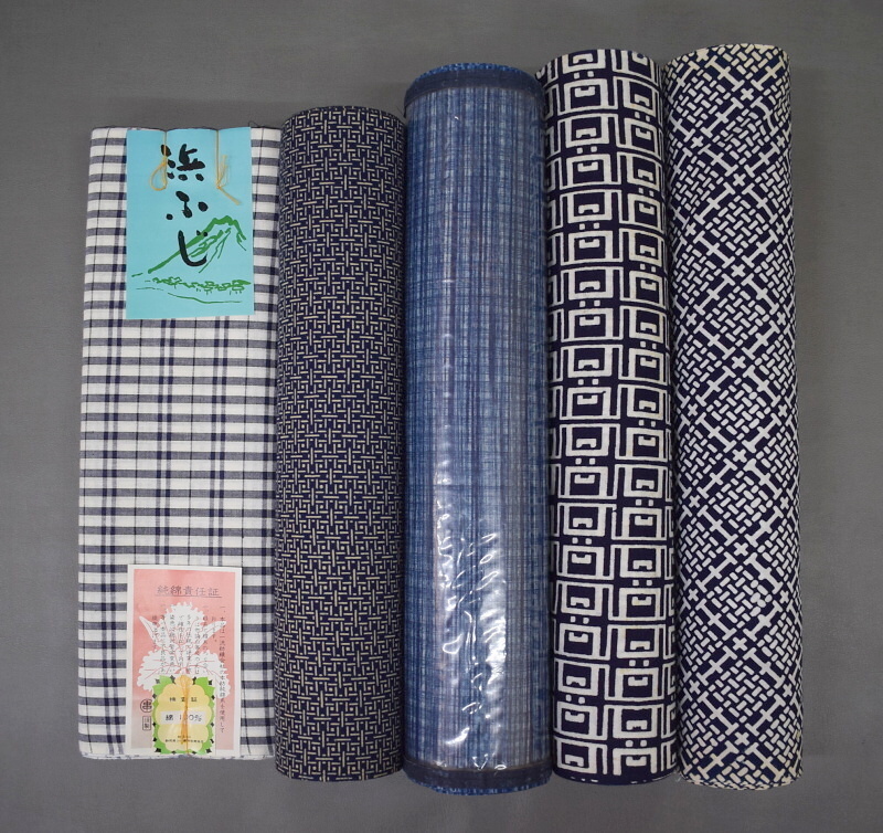 Yahoo!オークション - 【凛々】26C 新古品 ゆかた反物 5点組 まとめ売...