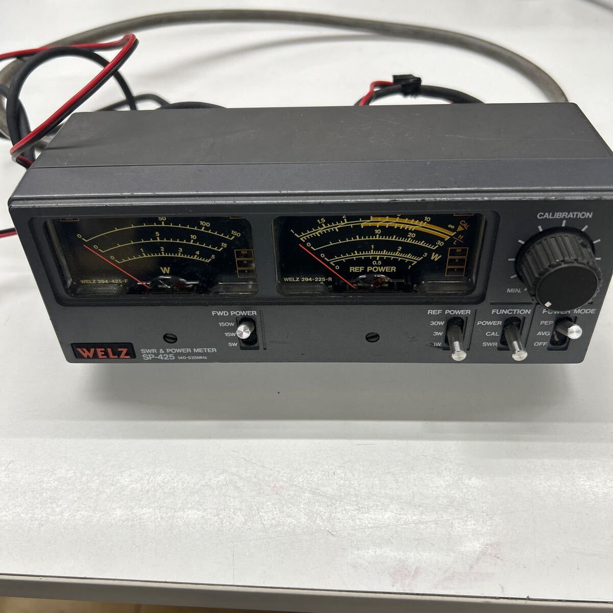 Yahoo!オークション - 通電OK WELZ SWR & POWER METER SP-425 ＋ S-425...