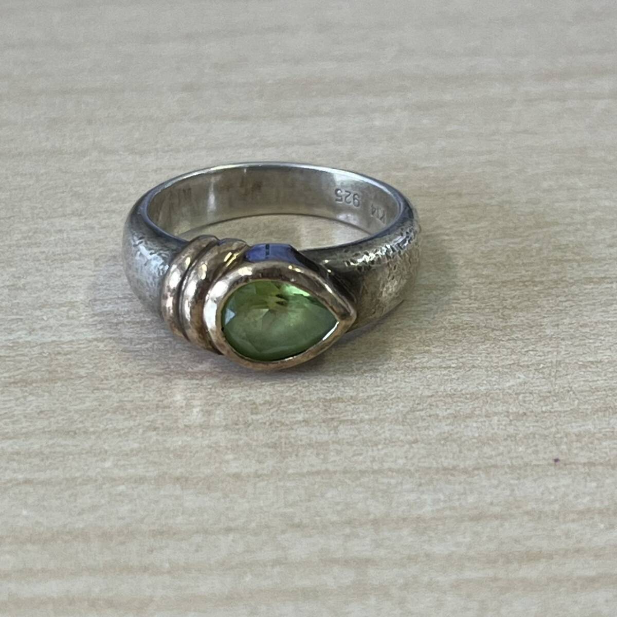 Yahoo!オークション - 【TK0809】指輪 K14 925 刻印 約5g サイズ約13号