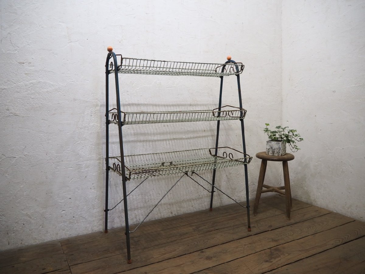 Yahoo!オークション - タQ0948 ①H110cm×W80cm ビンテージ 古い鉄の錆...