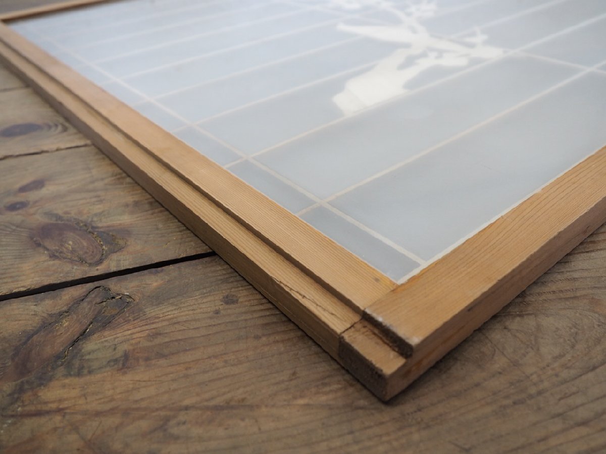 Yahoo!オークション - タR0989 【H72 5cm×W80cm】 両面ガラス入り 素...