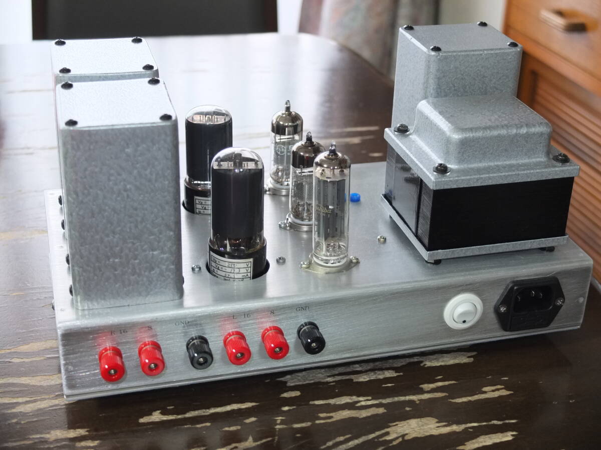 Yahoo!オークション - 6F6/6V6共用三結シングルアンプ（トランス類は春...