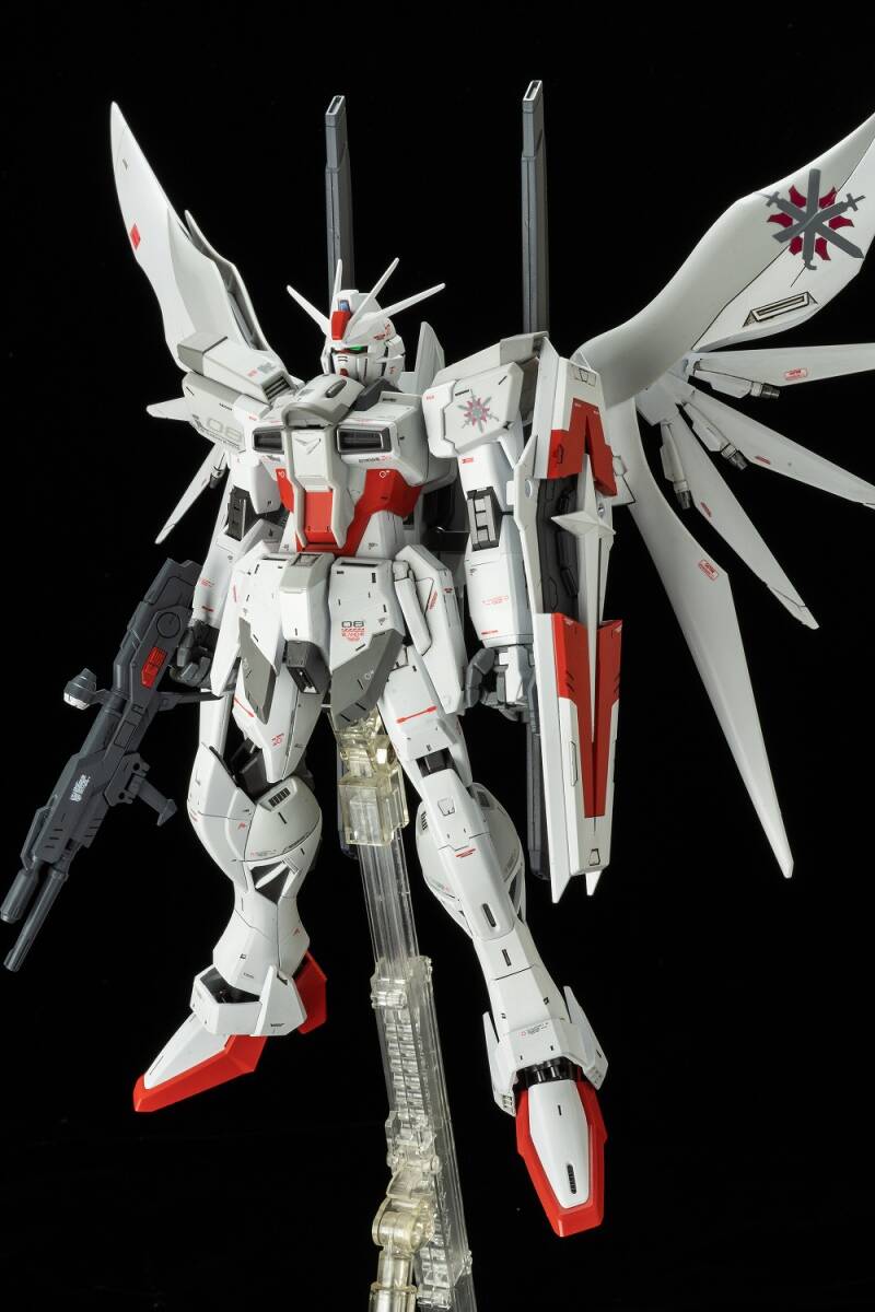 日本代購代標第一品牌【樂淘letao】－MG 1/100 ZGMF-X56S/ι インパルスガンダムブランシュ 塗装済み完成品