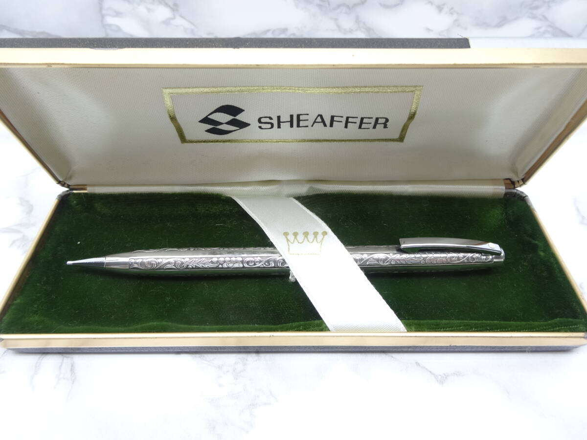 Yahoo!オークション - 美品 SHEAFFER STERLING SILVER ペンシル シェ...