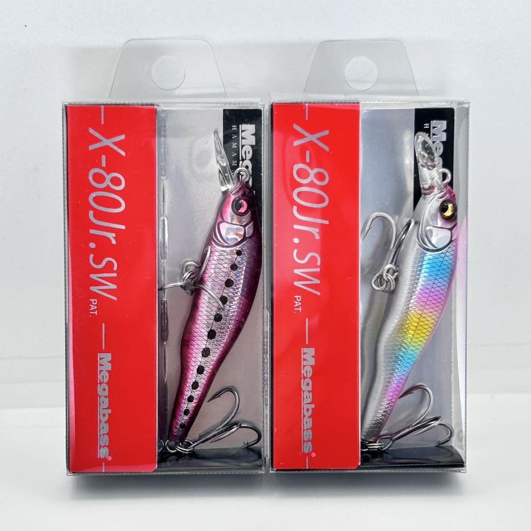 Yahoo!オークション - メガバス X-80Jr SW 2個セット 未開封 GG PINK R...