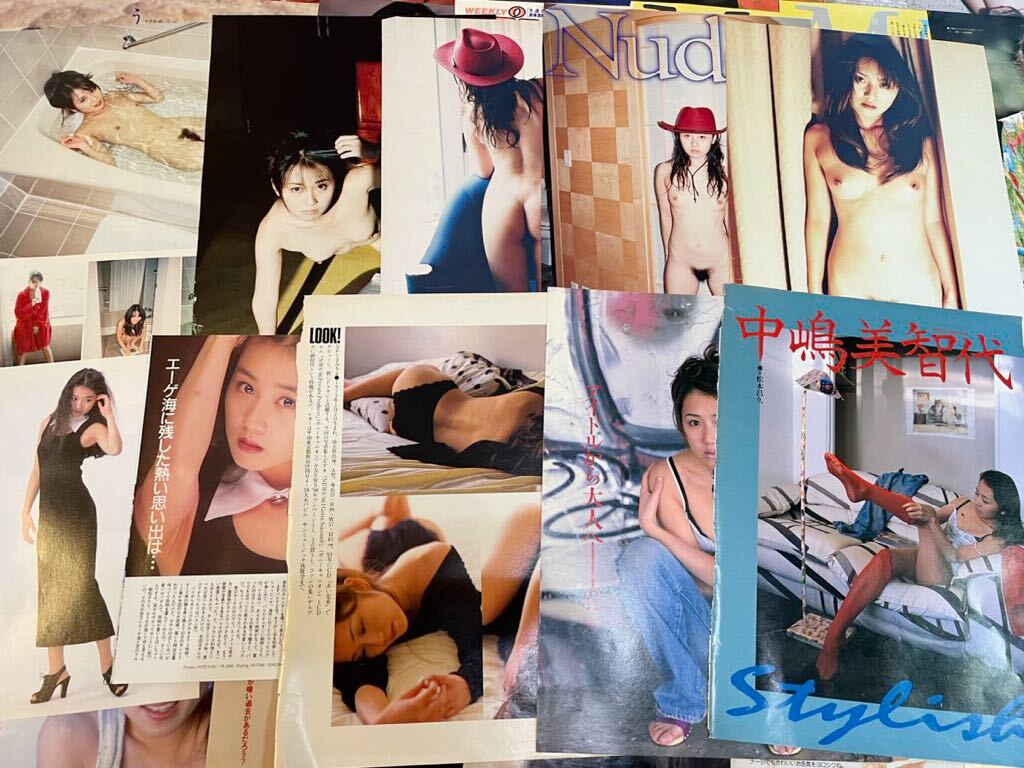 Yahoo!オークション - f317 中嶋ミチヨ 中嶋美智代 切り抜き 約100ペー...