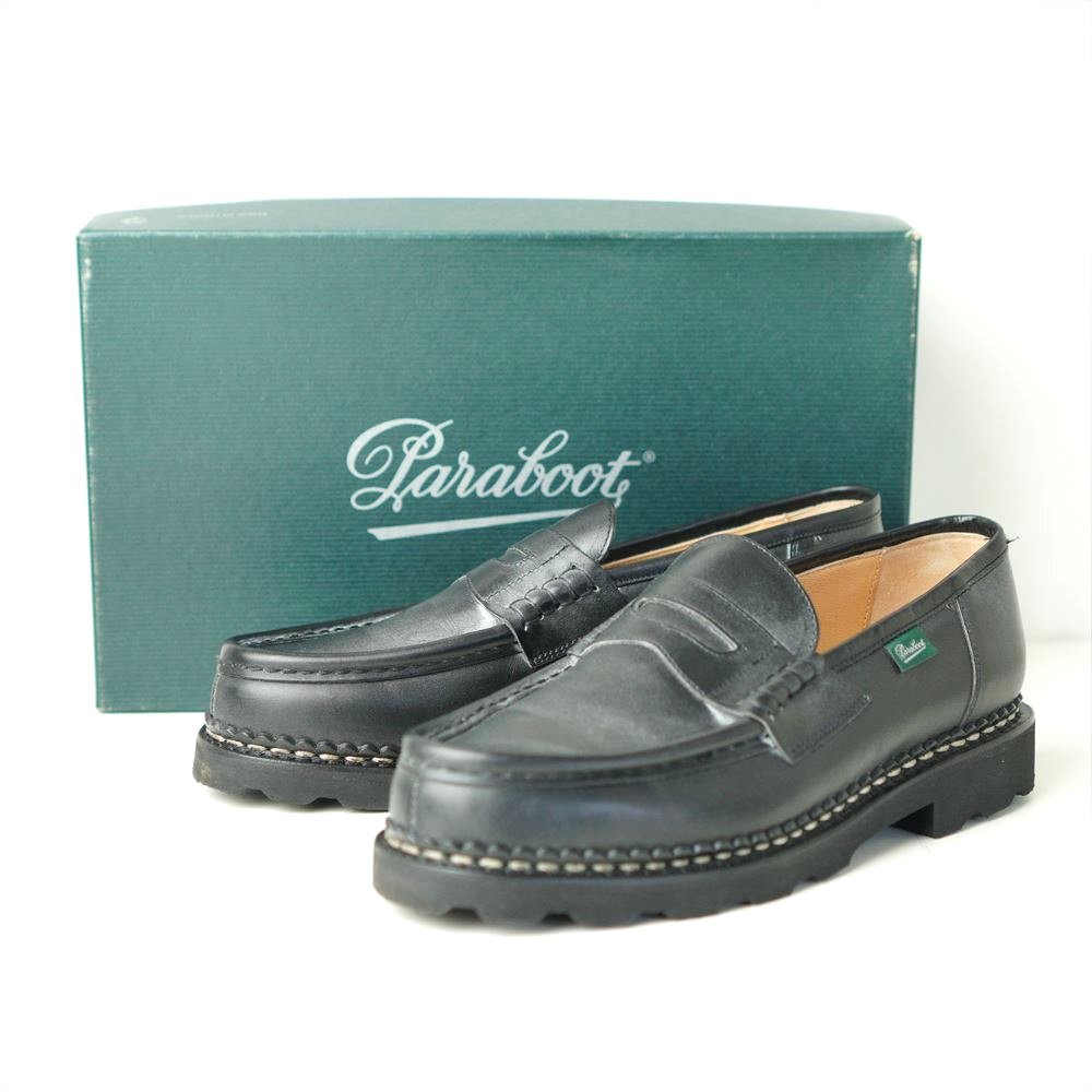 Yahoo!オークション - Paraboots パラブーツ REIMS/MARCHE ランス レザ...