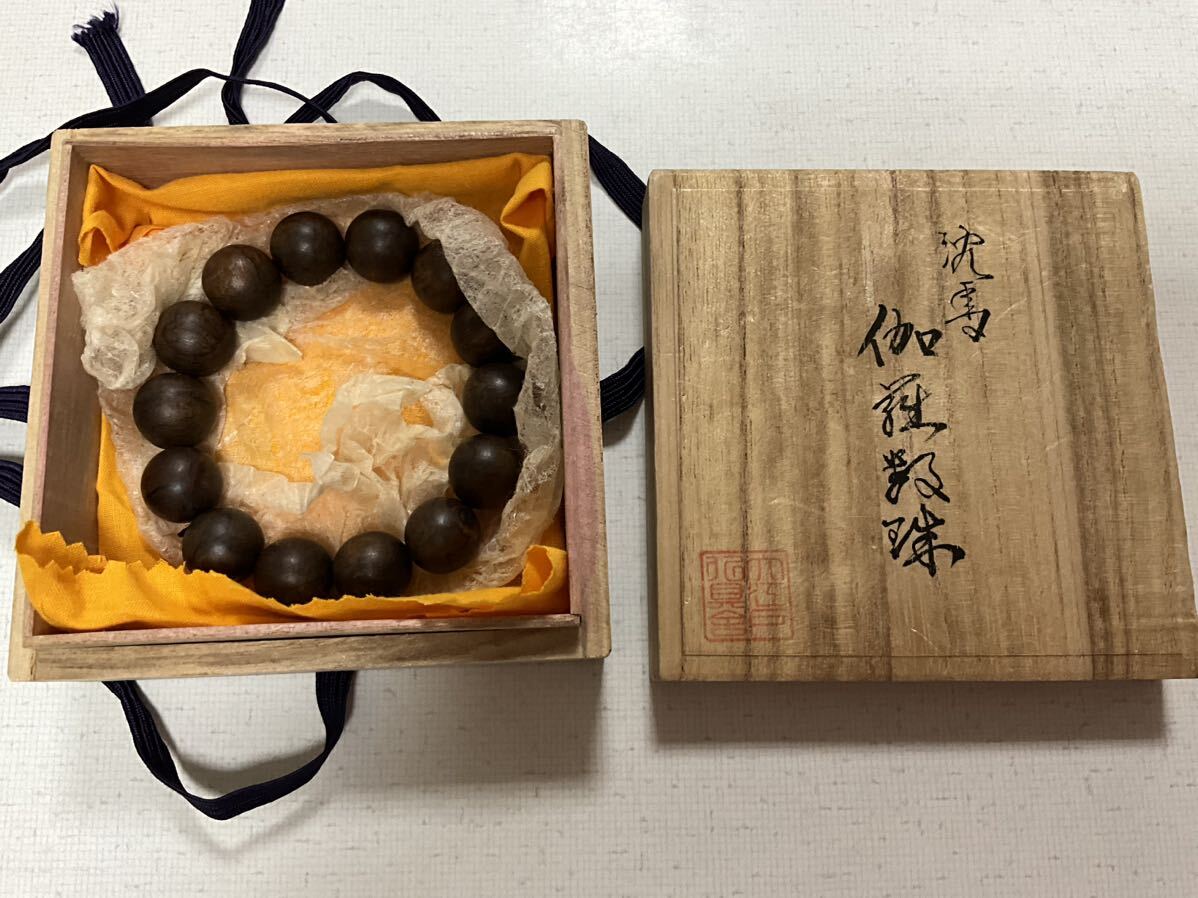 0813-013 伽羅数珠 某寺院収蔵品 高僧所持品 古伽羅 六国五味 香木沈香 羅国 名香 沈香 伽羅 香木 お香 香道 香道具 聞香 御家流(その他)｜売買されたオークション情報 ...