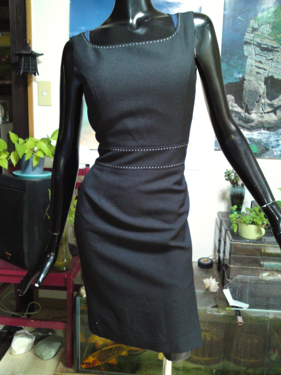 日本代購代標第一品牌【樂淘letao】－★ / OL セールスレディ 熟女 おばさん 大人の女 オフィス 通勤 御用達 sexy プライベートや多用途にも便利な 光沢 黒 ワンピ