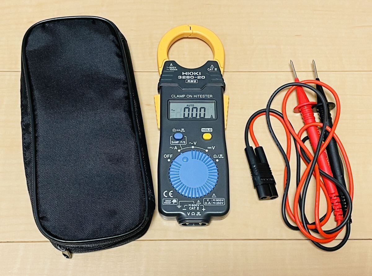 HIOKI クランプオンハイテスタ 3280-20 本体 テストリードセット(電気計測器)｜売買されたオークション情報、yahooの商品情報をアーカイブ公開 - オークファン（aucfan.com）