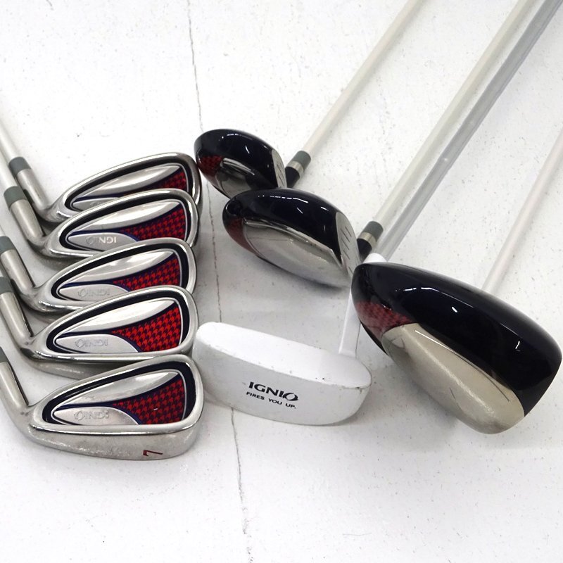 Yahoo!オークション - 中古 IGNIO レディース アイアン (7/8/9/S/P) 1...