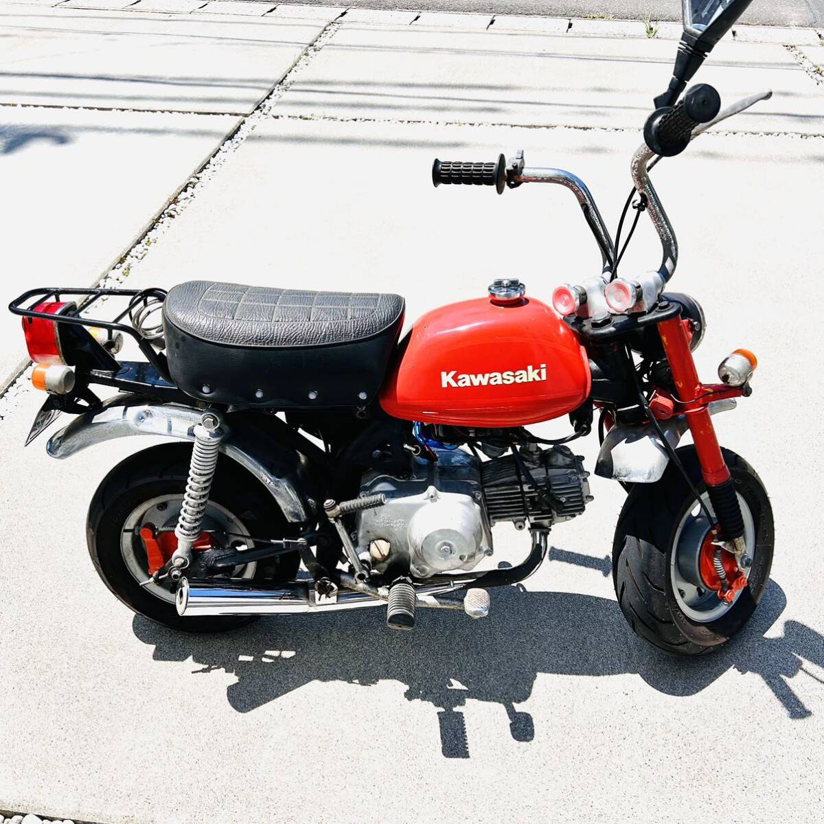 Yahoo!オークション - 実働 HONDA ホンダ モンキー Z50J 4L タンク 50c...
