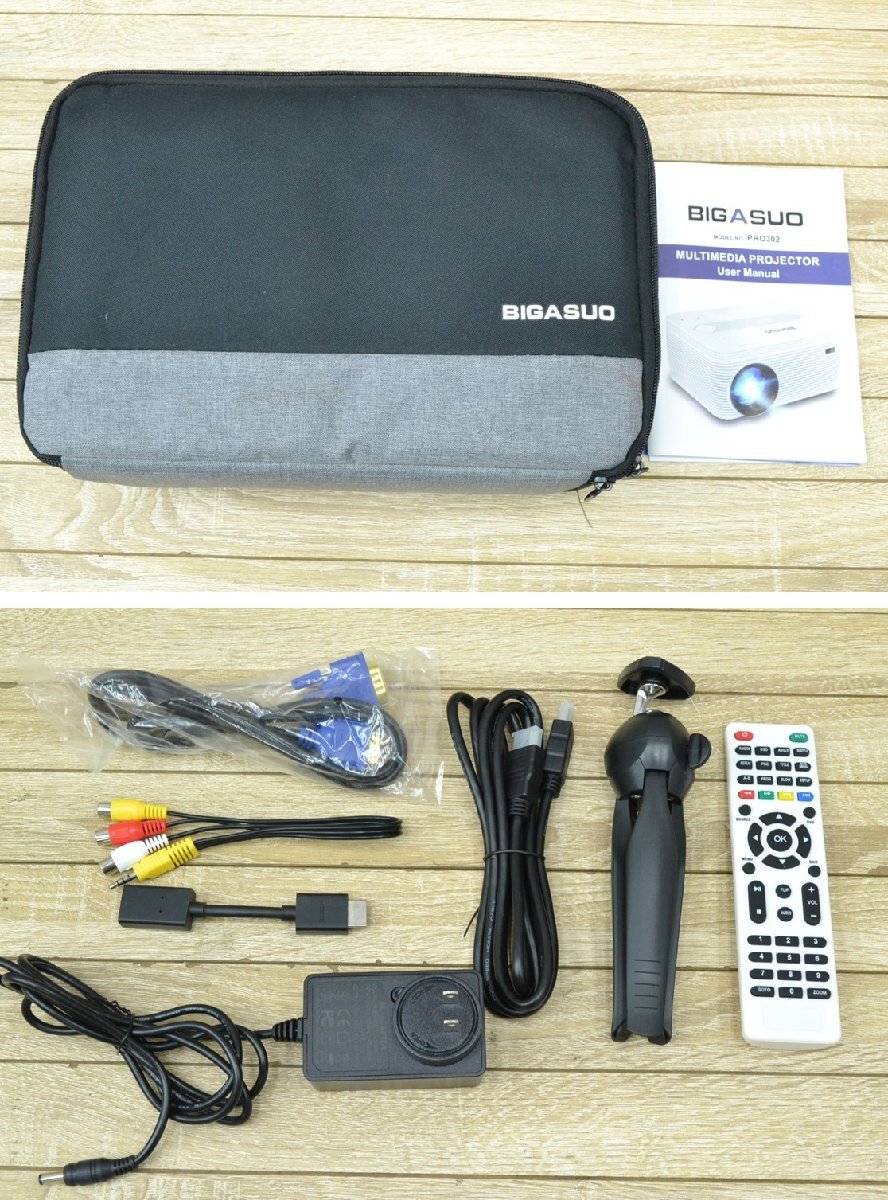 Yahoo!オークション - H903 BIGASUO プロジェクター PRO-302 DVDプレー...