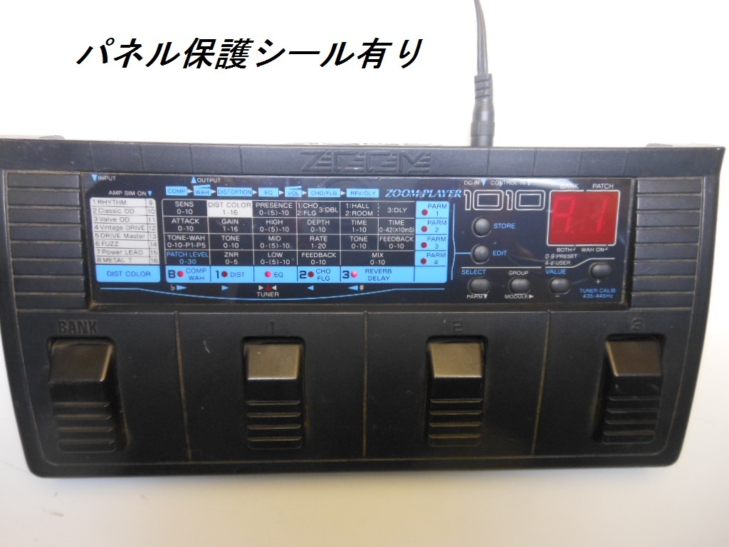 ZOOM PLAYER 1010 マルチエフェクター ジャンク品 綺麗 が R24 08UP-No097(マルチエフェクター)｜売買されたオークション情報、yahooの商品情報をアーカイブ公開 ...