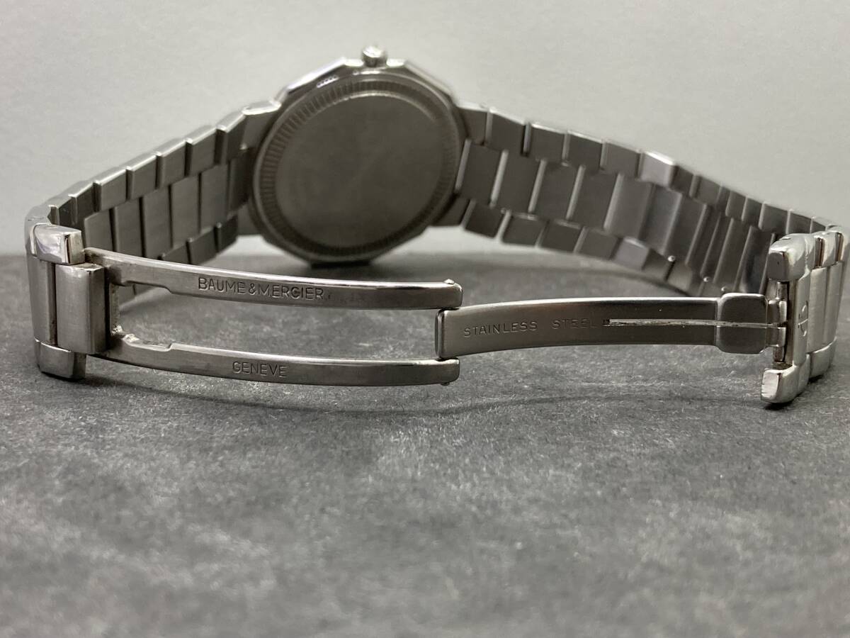 1円 稼働品 BAUME＆MERCIER GENEVE/ボーム＆メルシエ ジュネーブ リビエラ 5131.2 メンズ腕時計 QZ KB-0708(ボーム＆メルシエ)｜売買されたオークション情報 ...
