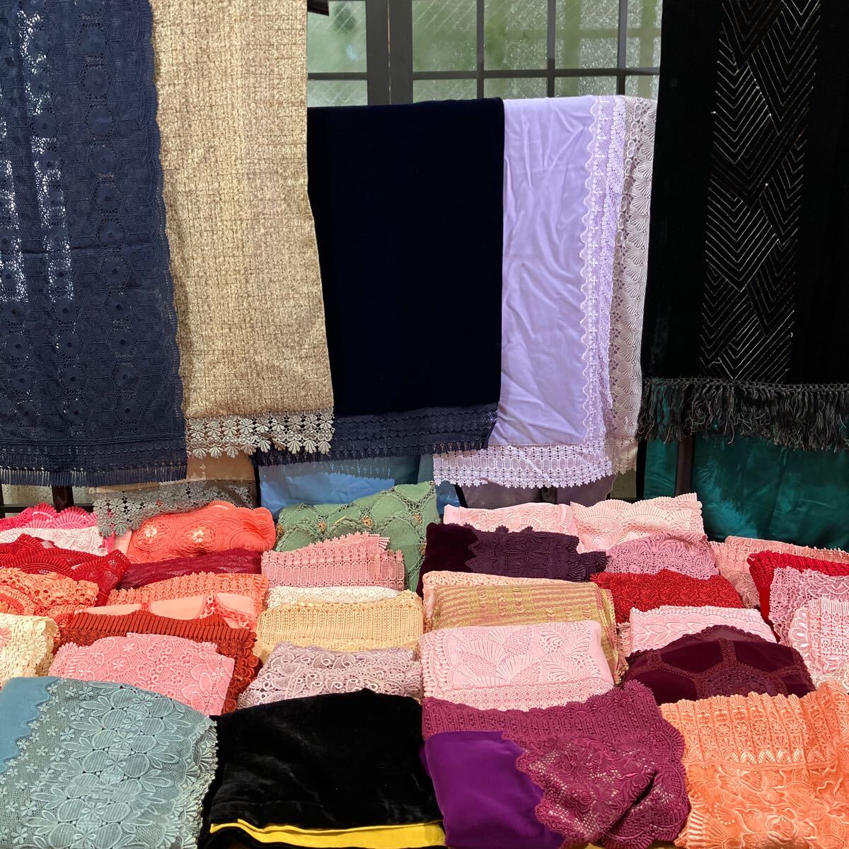 Yahoo!オークション - 一右衛門No.1828 和装小物 ショール 43枚まとめ...