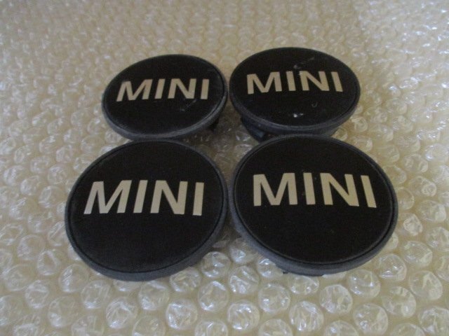 BMW MINI ミニ 純正 アルミホイール用 センターキャップ 4個/4枚 4穴 R50 R51 R52 R53 R54 R55 R56 R57 R58 R60 R61 クーパーS(純正品 ...