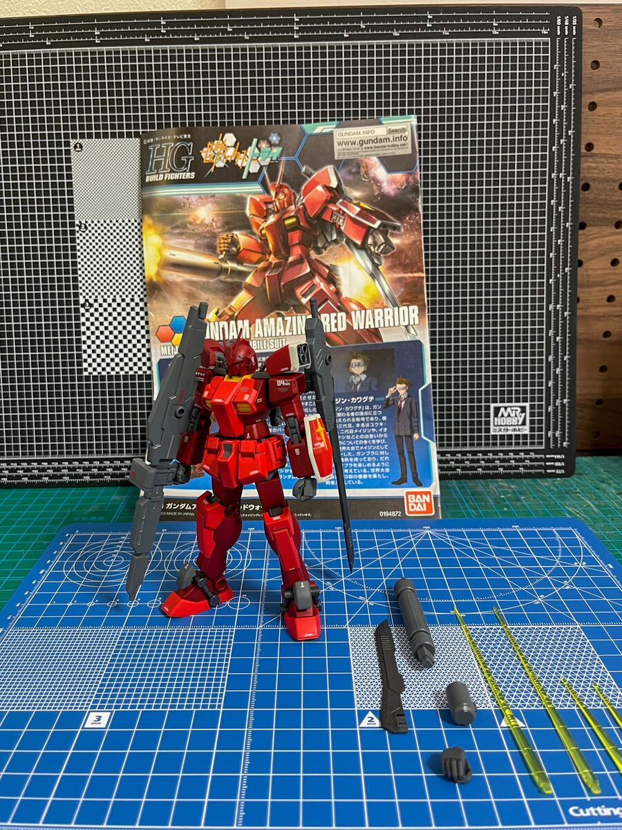 Yahoo!オークション - HGBF 1/144 ガンダムアメイジングレッドウォーリ...