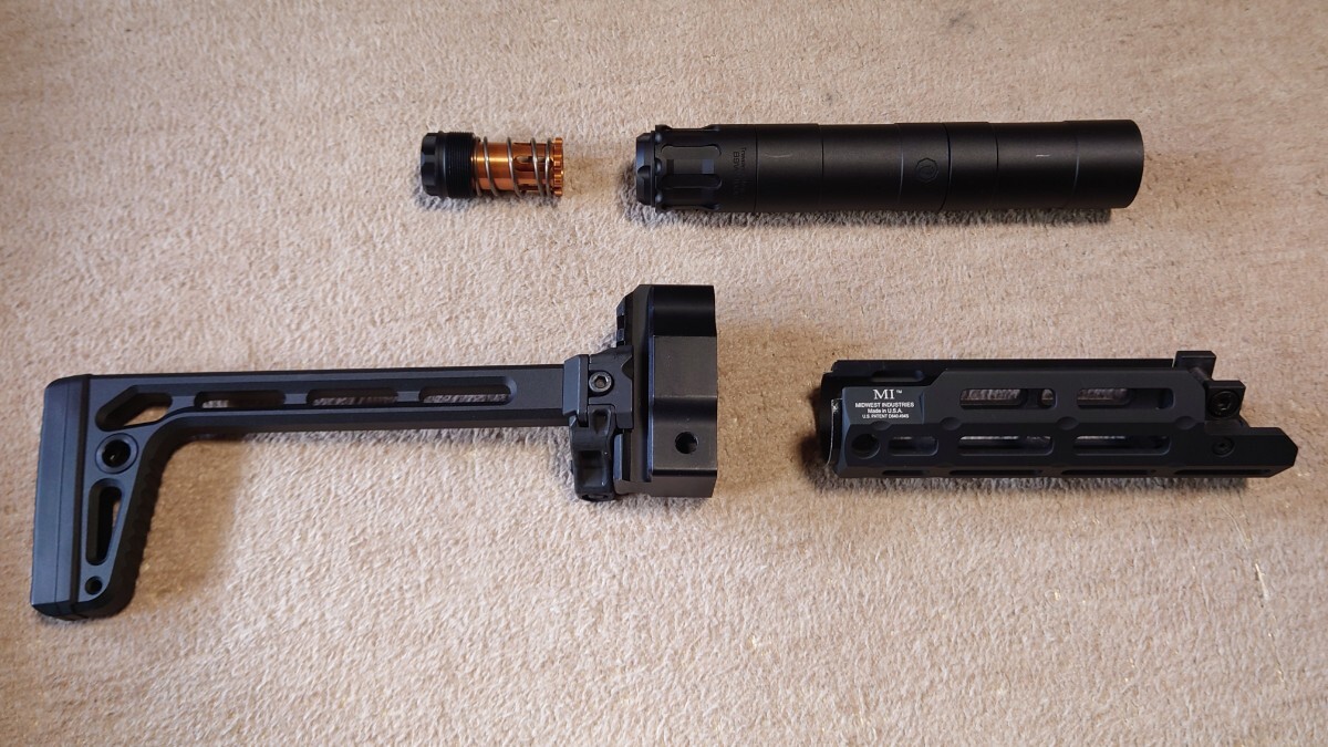 次世代 MP5 MI ハンドガード ミニマリストストック ストックコンバータ OBS サプレッサー セット 近代化 M-LOK SIG(パーツ)｜売買されたオークション情報、yahooの商品 ...