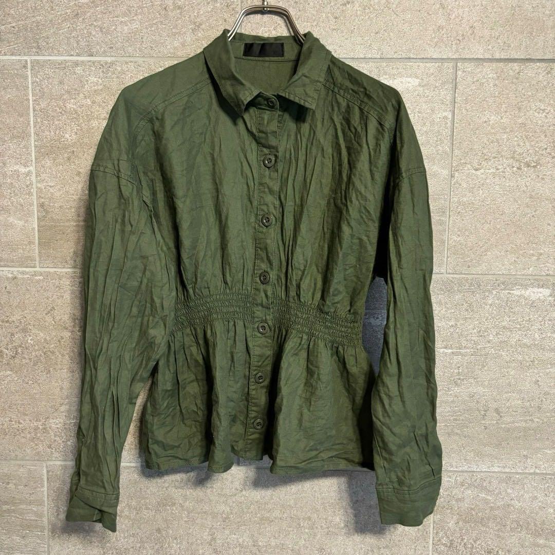 Yahoo!オークション - 【CRYX】長袖シャツ【M】カーキ トップス カジュ...