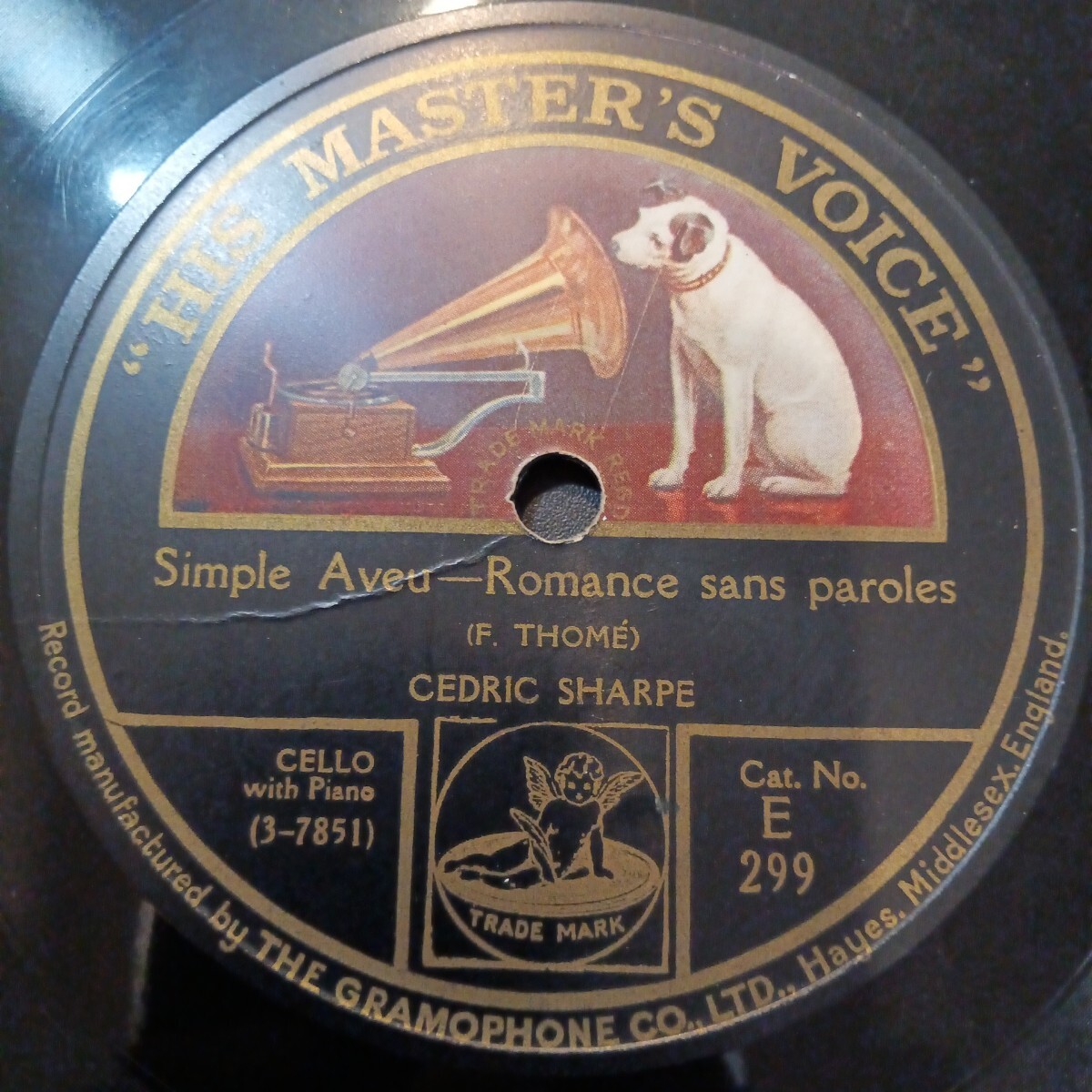 Yahoo!オークション - 英HMV 10吋SP セドリック・シャープ④のレコード...