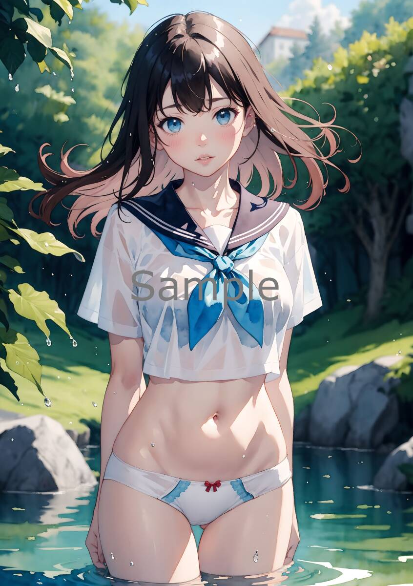 Yahoo!オークション - h0130 全て一点物 【A4サイズ 美女ポスター】最...