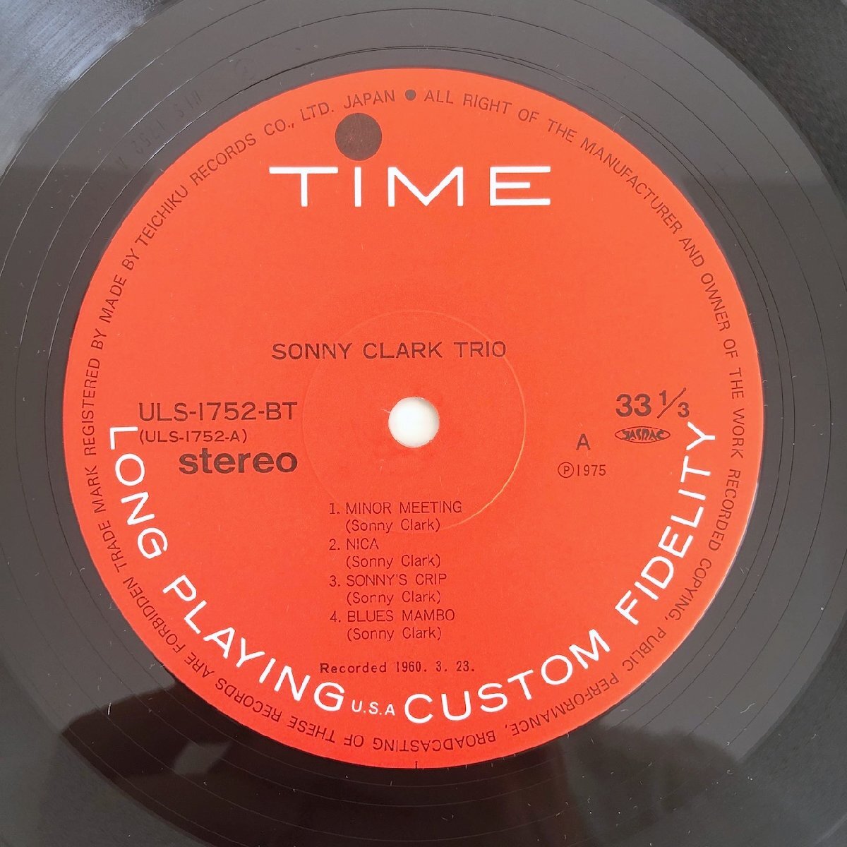 Yahoo!オークション - LP/ SONNY CLARK / SONNY CLARK TRIO / ソニー・...