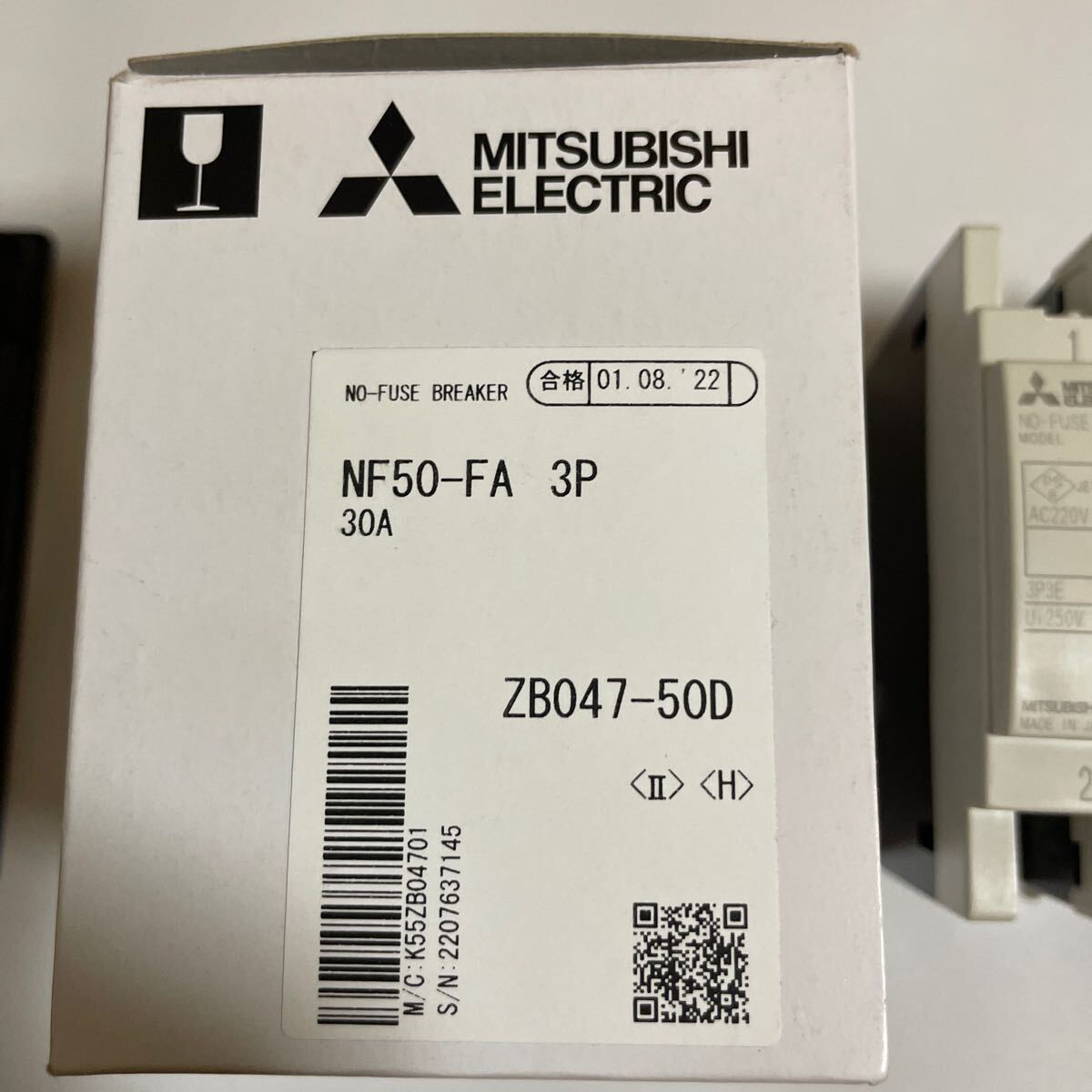 Yahoo!オークション - 三菱電機 ノーヒューズブレーカー NF50-FA 3P 30...