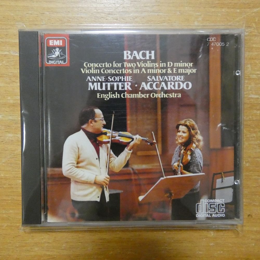 41110001; CD/西独盤 MUTTER/ACCARDO / BACH:VIOLINKONZERTE CDC7470052(その他)｜売買されたオークション情報、yahooの商品情報を ...