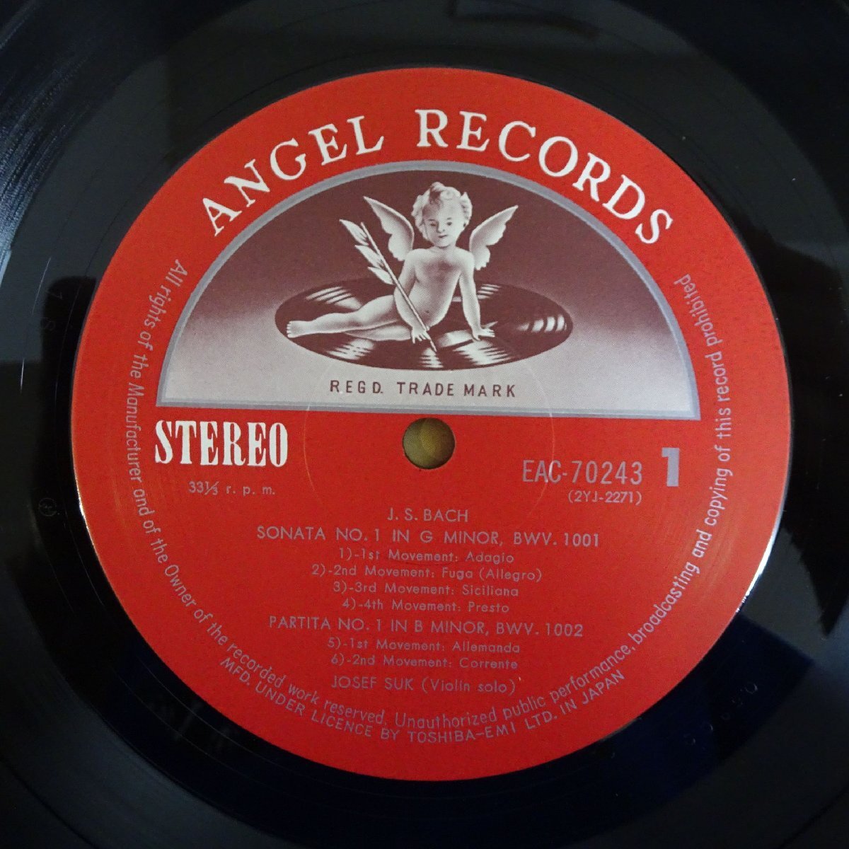 Yahoo!オークション - 11194404 【美盤/国内EMI ANGEL/2LP】スーク J.S...
