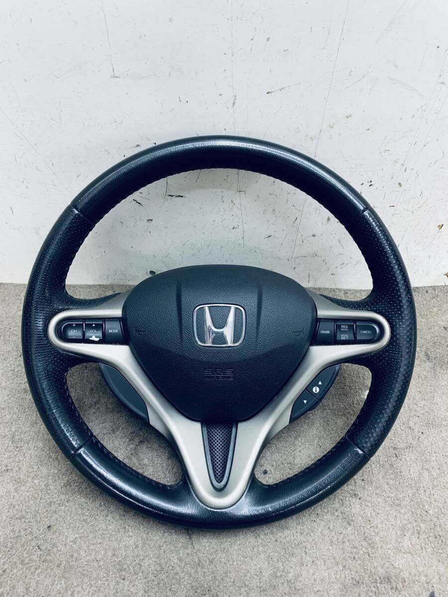 ホンダ フィット ハイブリッド GP1 ステアリング ホイール ハンドル スイッチ付き インフレータ無し GE6 GE7 GE8(ステアリング、ハンドル本体)｜売買されたオークション情報 ...