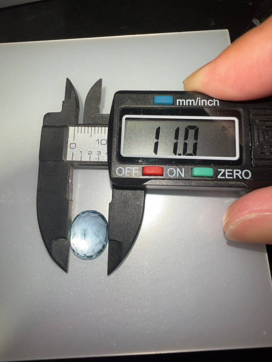 Yahoo!オークション - 「大特価」ブルートパーズ ルース 9.4ct KS100-3...