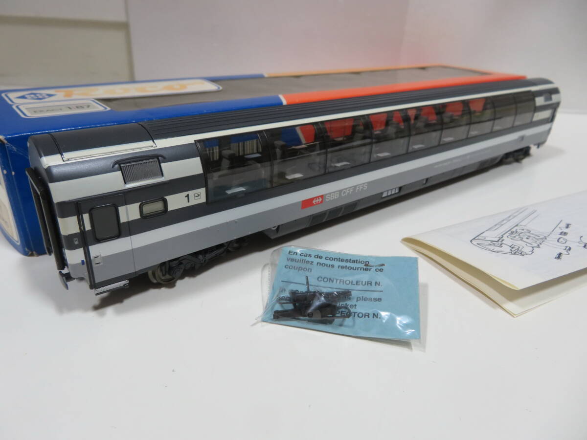 Yahoo!オークション - ROCO 44769 SBB 1kl パノラマ客車 付属品欠品