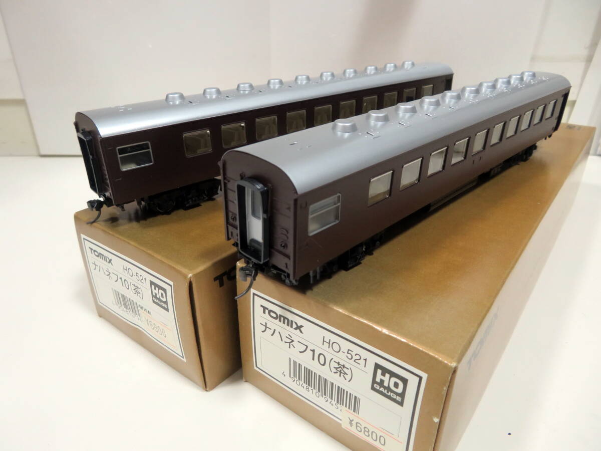 Yahoo!オークション - TOMIX HO-521 ナハネフ10（茶）2両 現状