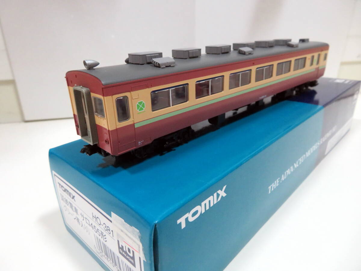 Yahoo!オークション - TOMIX HO-381 サロ455形（グリーン帯入り）