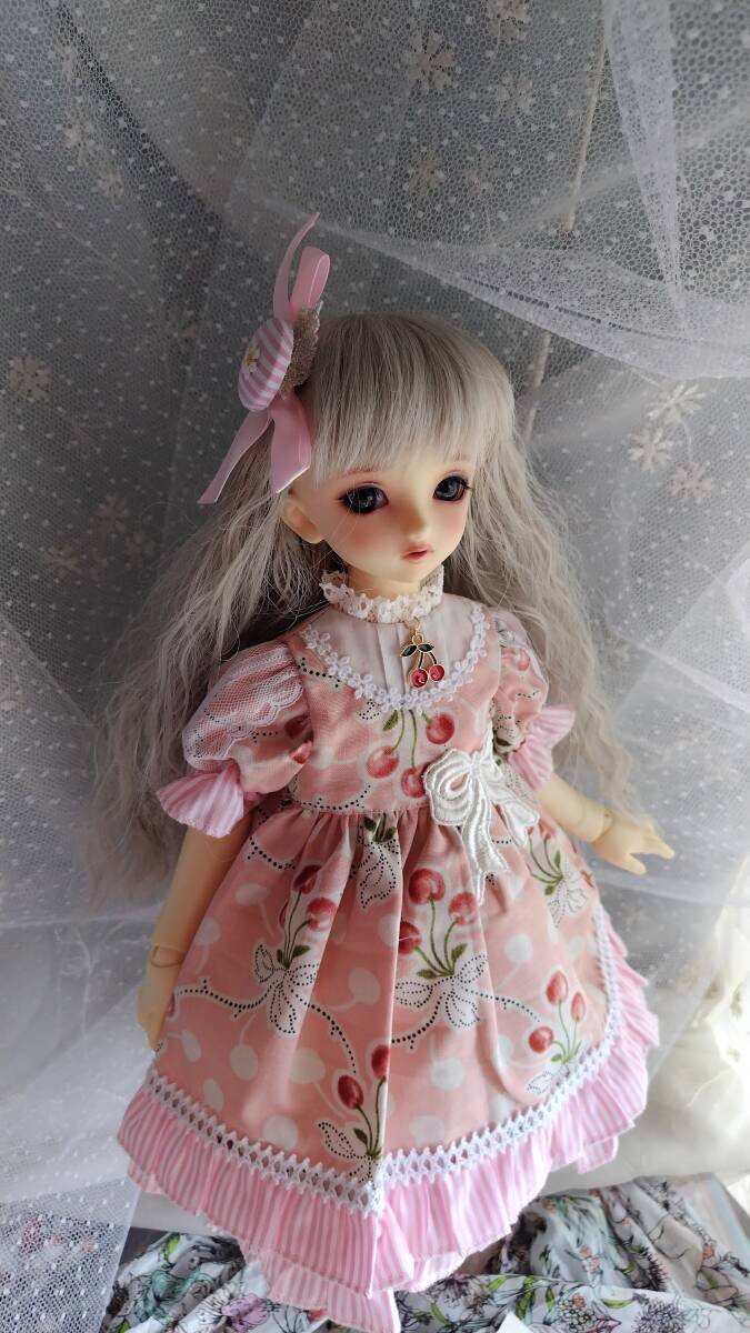 Yahoo!オークション - SDM MDD少女 サクランボのドレス エプロン付き ...