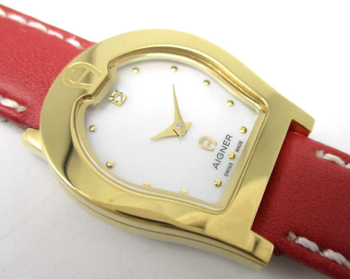 Yahoo!オークション - IEI限定 AIGNER アイグナー 極美 レディース ベ...