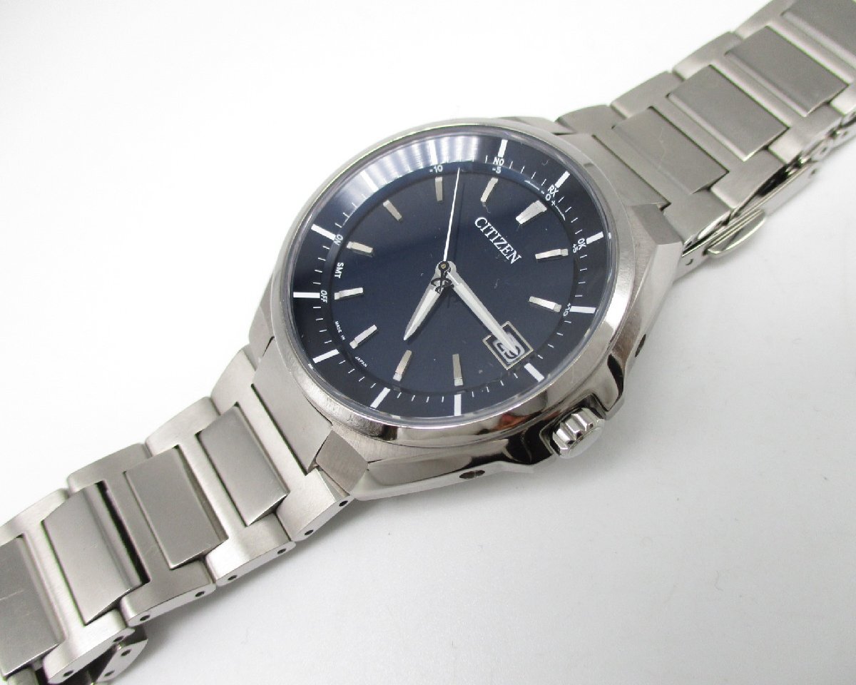 Yahoo!オークション - シチズンアテッサ エコドライブ電波時計 ダイレ...
