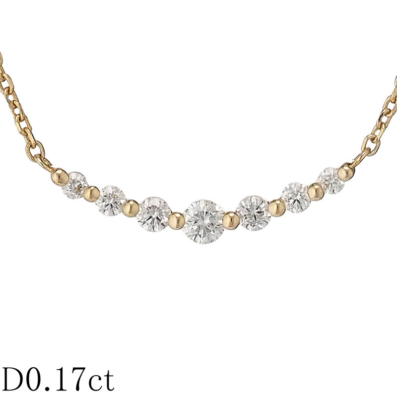 ヴァンドーム青山 ダイヤモンド/0.17ct リュール ネックレス K18YG AGVN578945DI(ネックレス、ペンダント、チョーカー)｜売買されたオークション情報、yahooの商品情報 ...