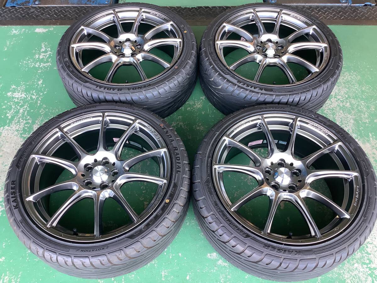 Yahoo!オークション - ウェッズスポーツ SA25R 18x7.5J 5H 100 +45 4本...