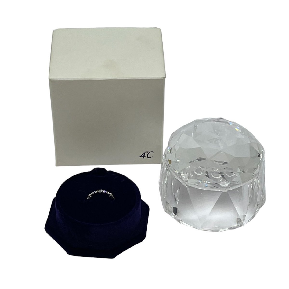 Yahoo!オークション - USED 4℃ ヨンドシー リング K10 10金 #3 3号 約0...