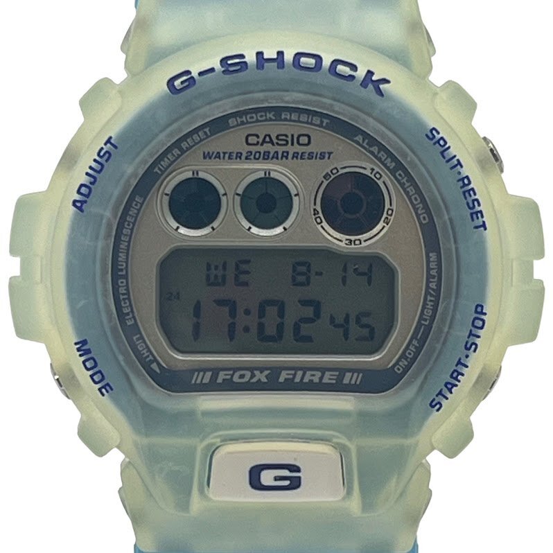 KS 稼動品 CASIO G-SHOCK ジーショック DW-6900-2AT WCCS ユーフィリアブルー デジタル ケース付 取説付 スケルトン 腕時計(G-SHOCK)｜売買された ...